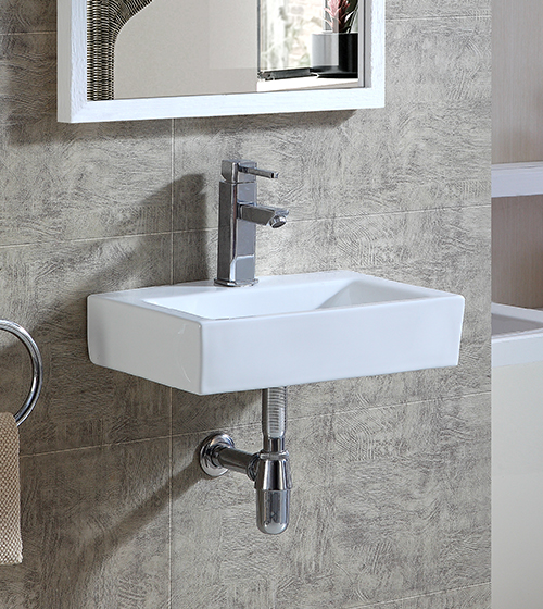 Wall Mounted Hand Wash Basin | Ceramic Table/Wall-Mounted Wash Basin