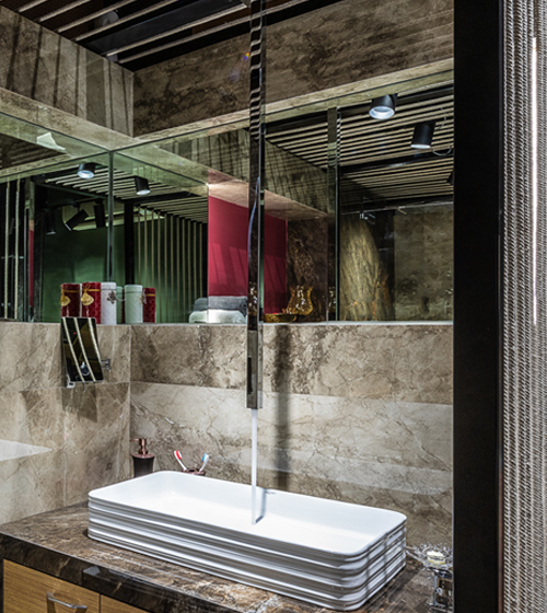 Ceiling Mounted Washbasin Spout | Mini Basin Mixer Tap