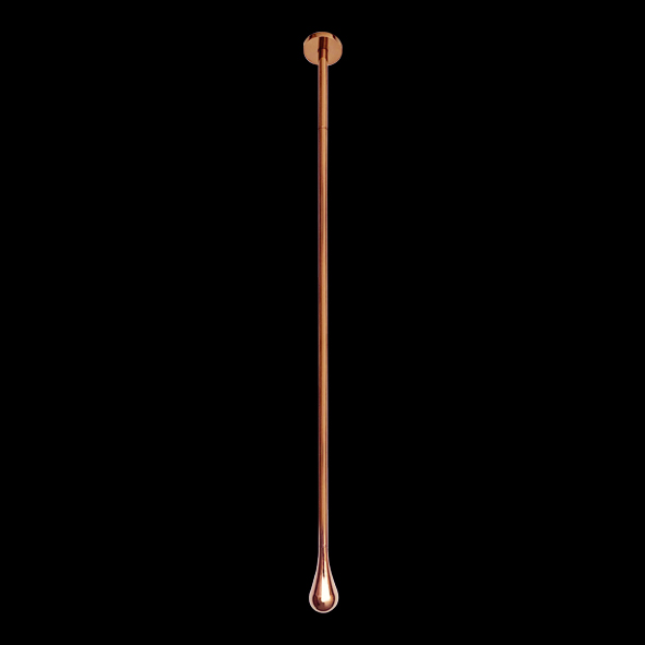 Rose Gold Ceiling Mounted Basin Spout - Aquant