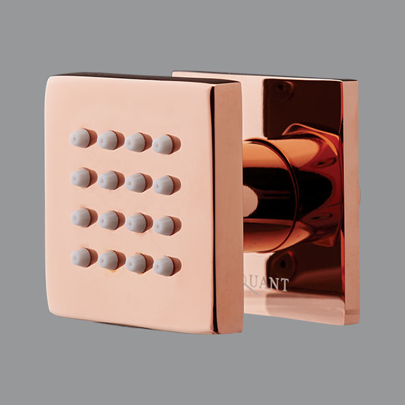 Rose Gold Single Function Brass Body Jet - Aquant