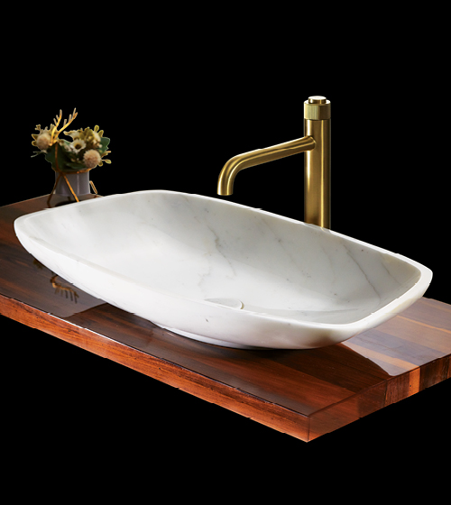 Cora – Travertine Cream Marble Basin | Marble Wash Basin Price