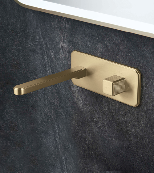 Brass Wall Basin Mixer | Wall Mounted Mixer - Aquant